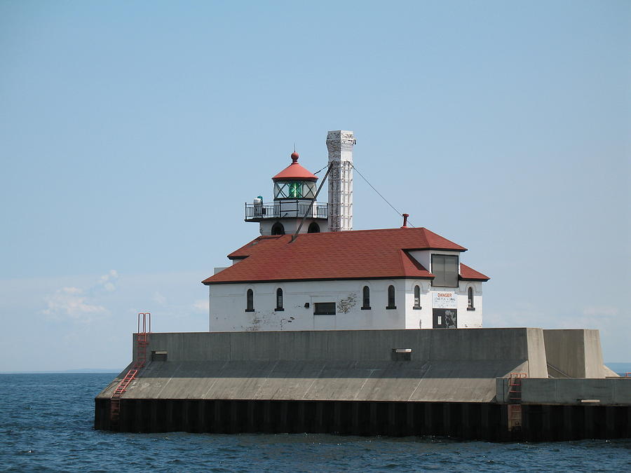 Duluth Lighthouse Photograph by Gregory Yost