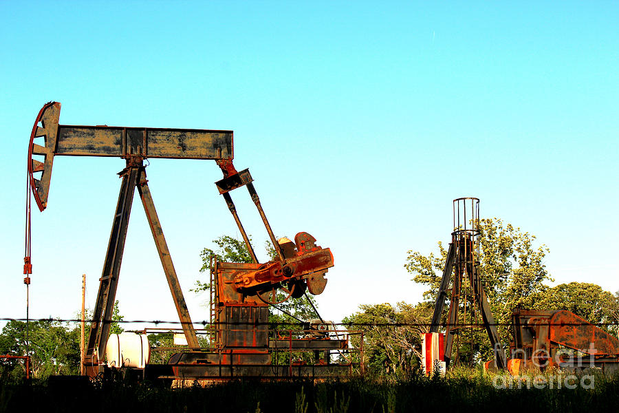 East Texas Oil Field Photograph by Kathy White East Texas Oil Field Photograph by Kathy White