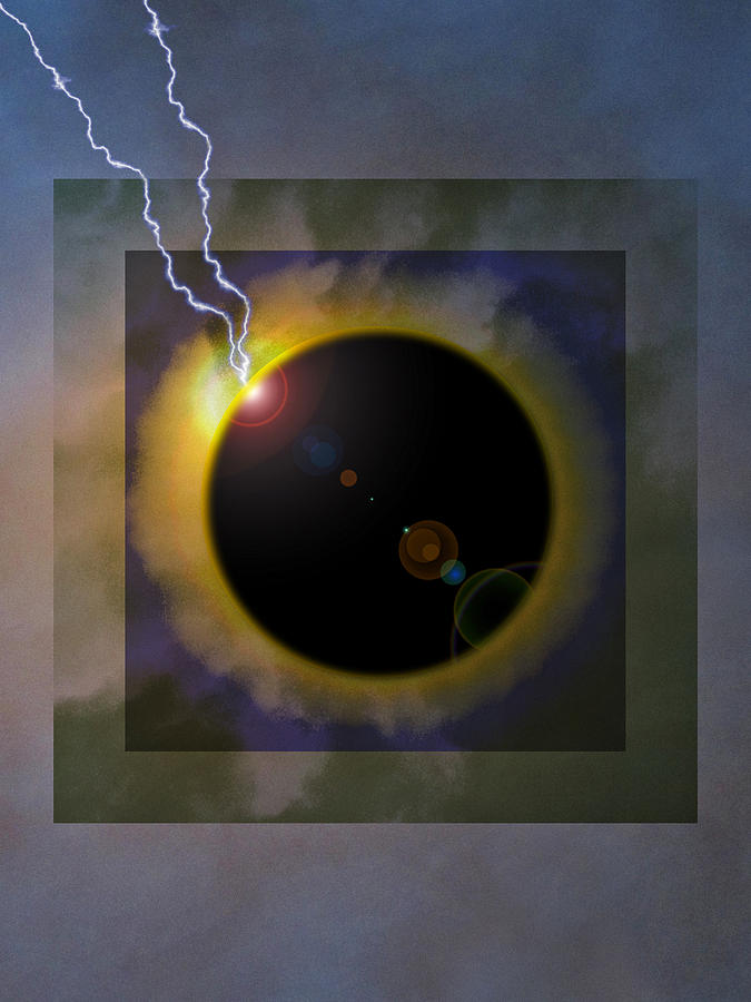 Eclipse Digital Art by George Lodge - Fine Art America