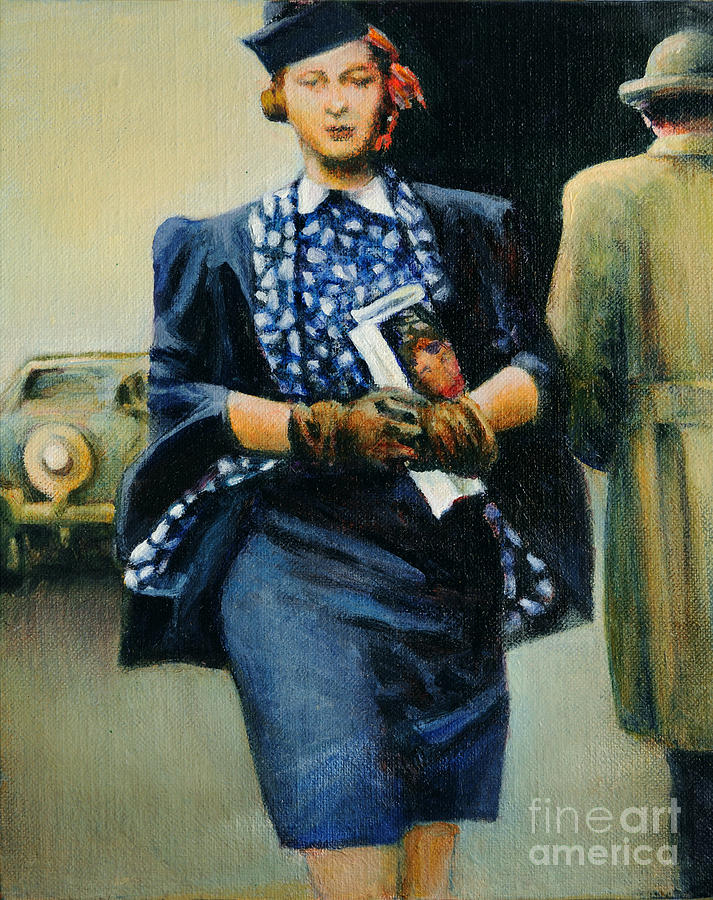 Edna Painting by Susan Eckstein - Fine Art America