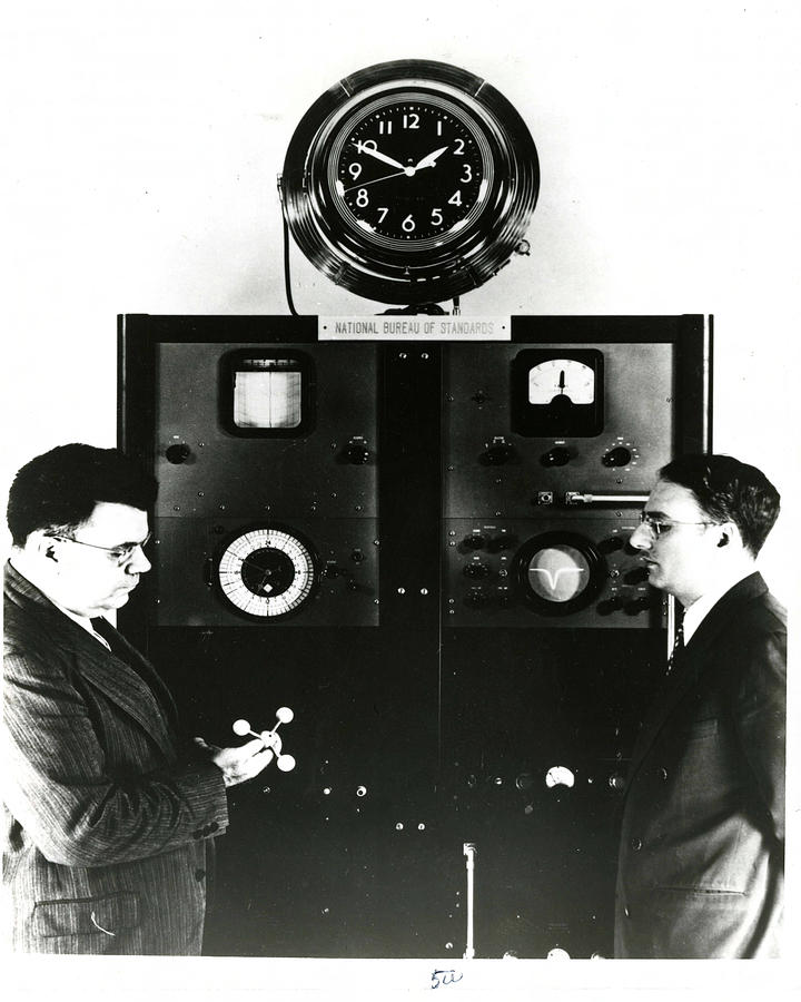 Edward Condon With First Atomic Clock Photograph by NIST/Science Source ...