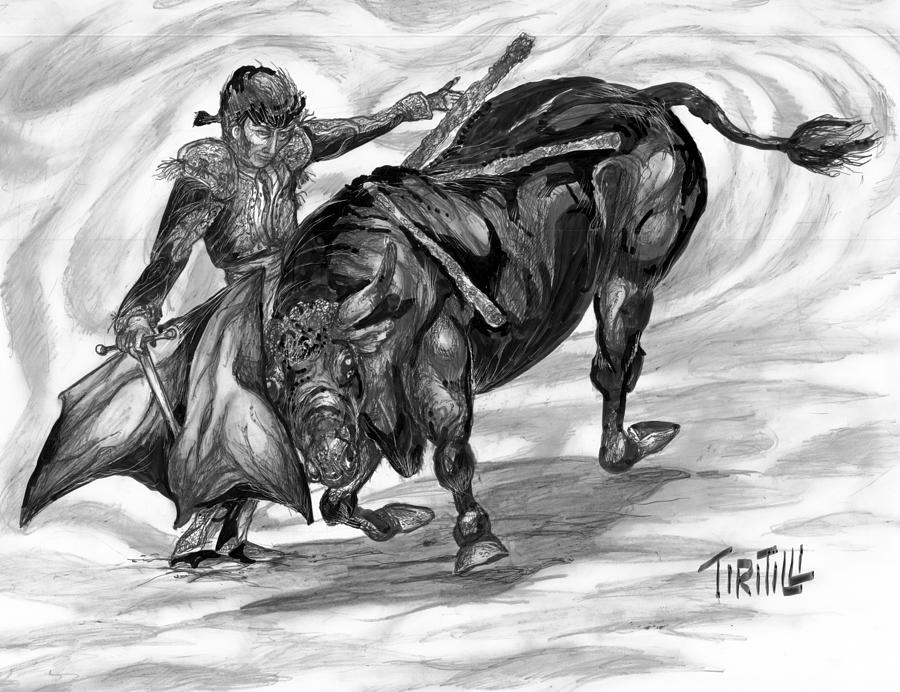 El Toro Drawing by Robert Tiritilli | Fine Art America