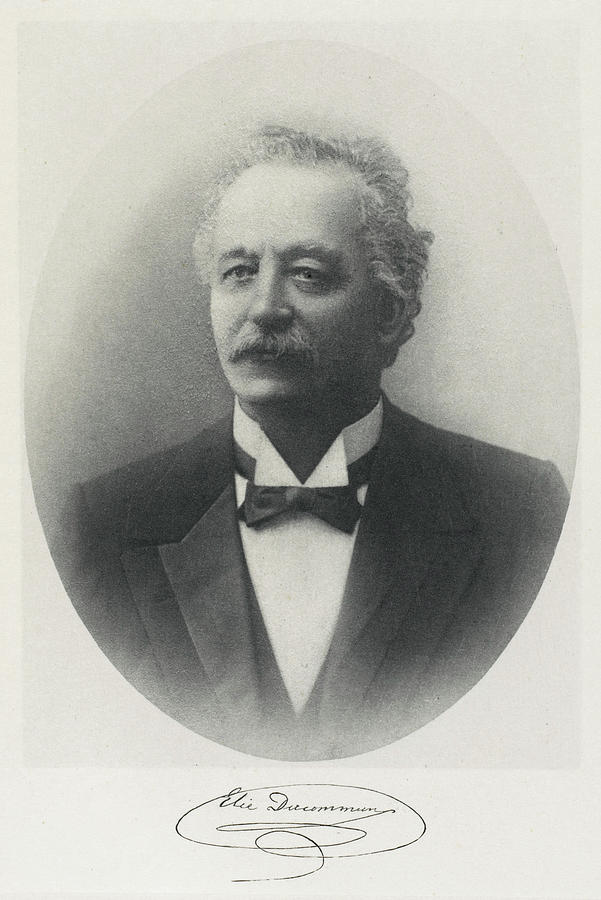 Elie Ducommun Swiss Journalist Photograph by Mary Evans Picture Library ... Elie Ducommun Swiss Journalist Photograph by Mary Evans Picture Library ...