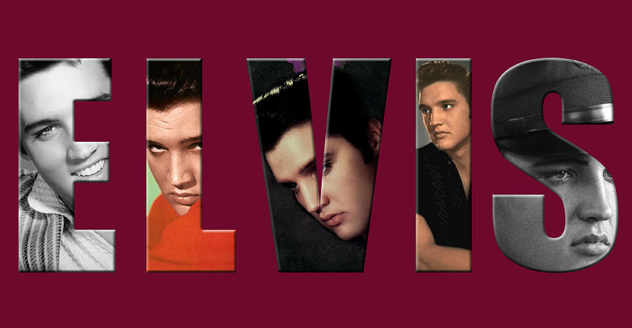 Elvis Collage Photograph by Jim Markiewicz
