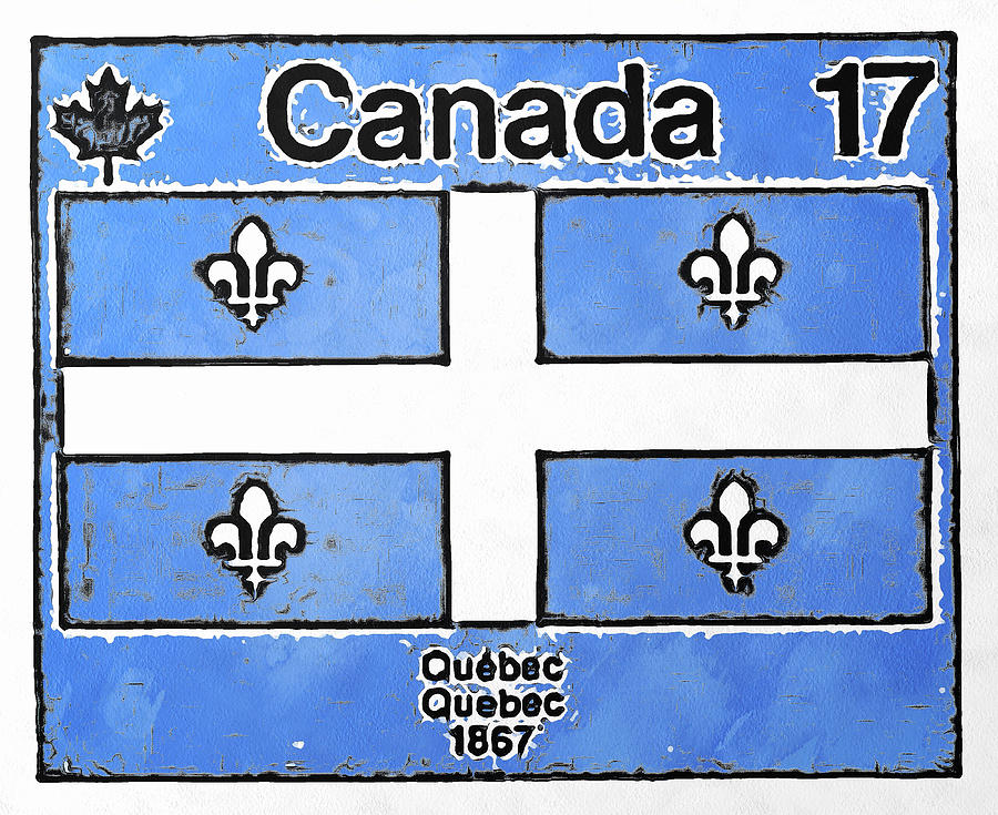 Emblem du Quebec Digital Art by Mario Carini - Fine Art America