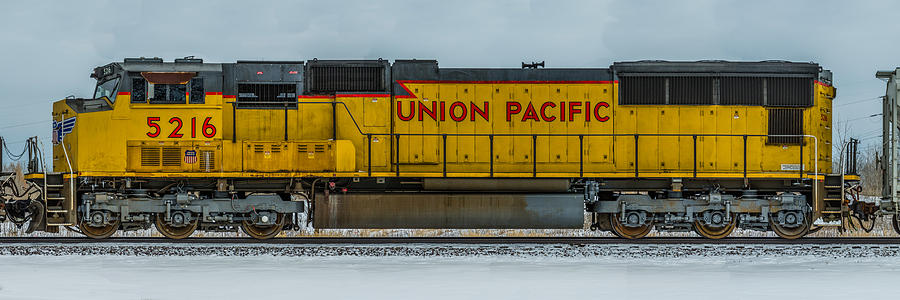 EMD SD70 Panorama Photograph by Thomas Visintainer - Pixels