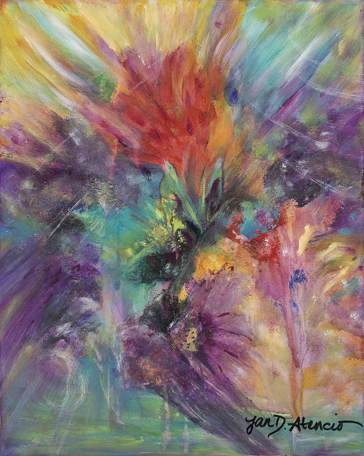 Emergence Painting by Jan Atencio - Fine Art America