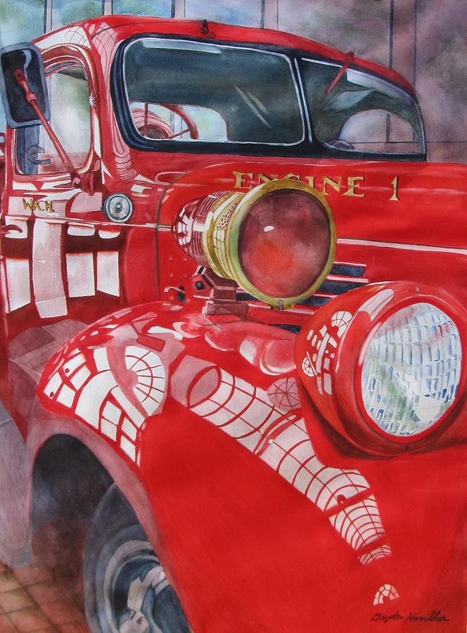 Engine One Painting by Daydre Hamilton - Fine Art America