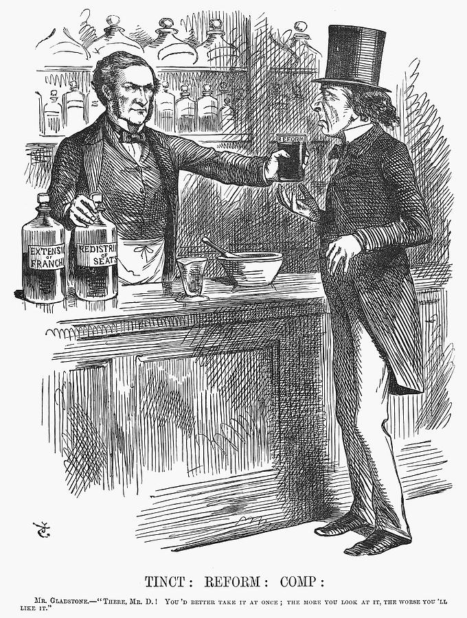 England Reform Bill, 1866 Painting by Granger - Fine Art America