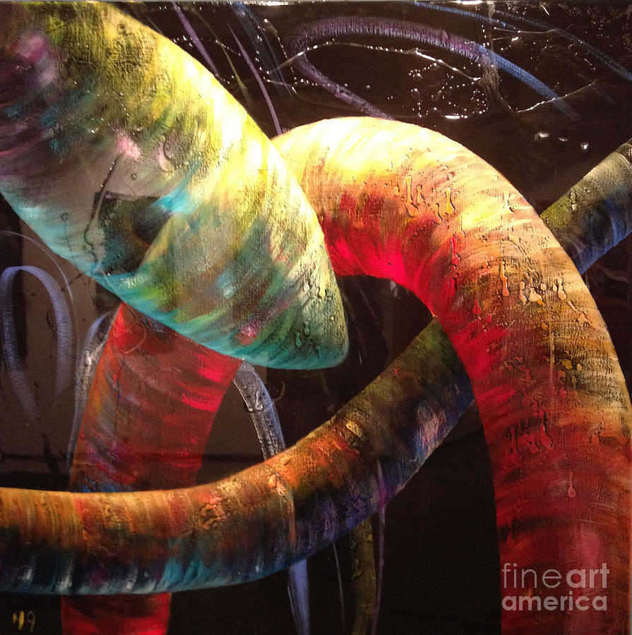 Evolution XII Painting by Mats Andersson - Pixels