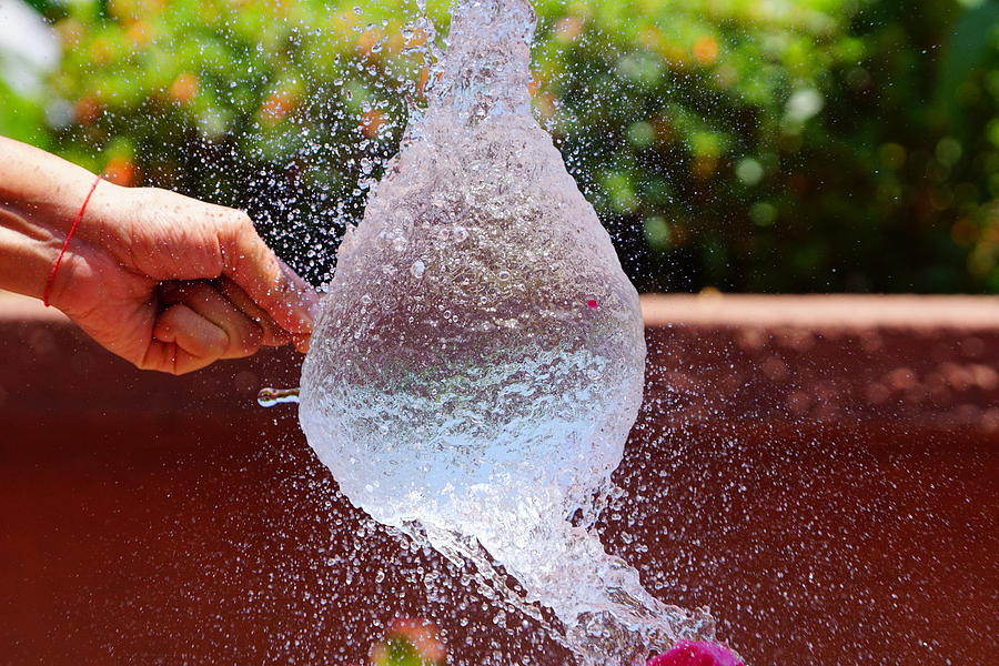 Exploding Balloon Photograph by Hans Heinz - Pixels