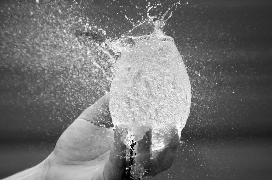 Exploding Water Balloon Photograph by Danyele Skeels | Fine Art America