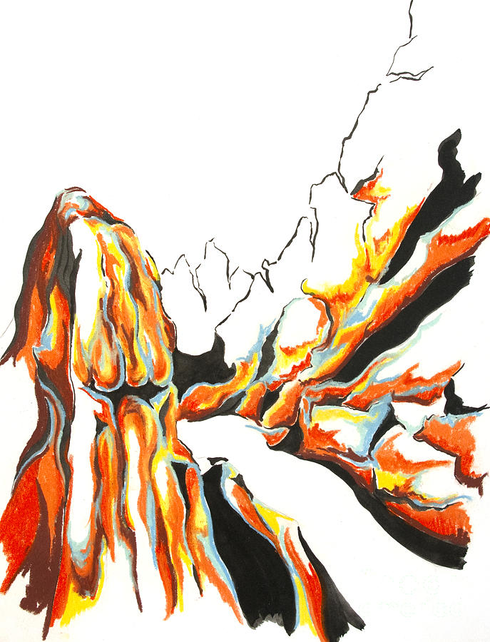 Exploration Drawing by Jen Callison - Fine Art America