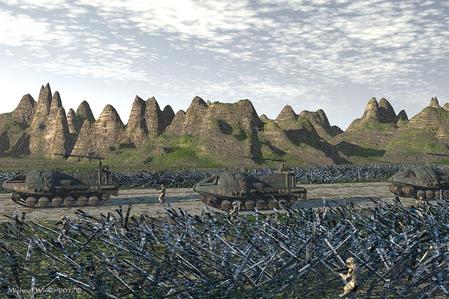 Exploring an Alien World Digital Art by Michael Wimer - Fine Art America