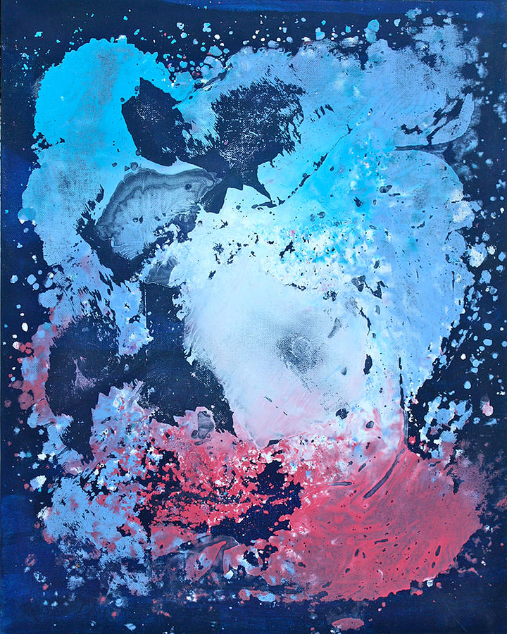 Explosion in Space Painting by Claire McDonald - Pixels