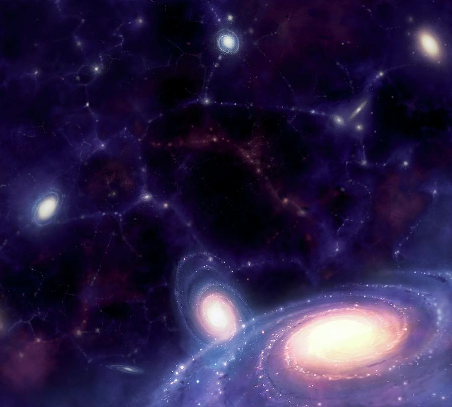 Extragalactic Medium by Science Photo Library