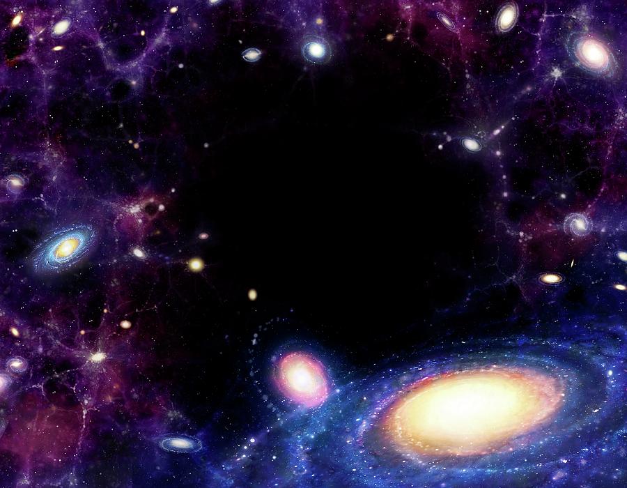 Extragalactic Space by Science Photo Library