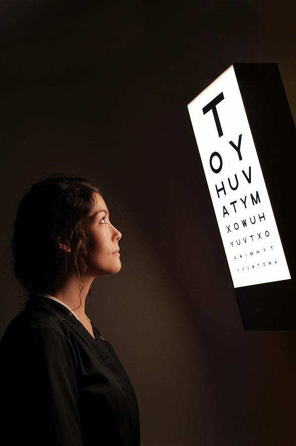 Eye Test Chart by Science Photo Library