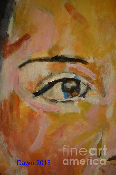 Facial Expression Painting by Dawn | Fine Art America
