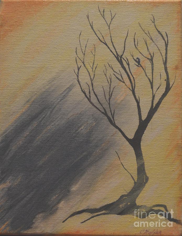 Faded Tree Painting by Cassandra Barnhart - Fine Art America