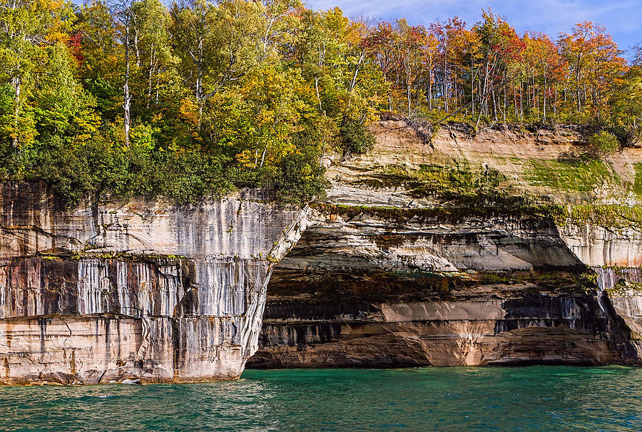 Fall at Pictured Rocks Photograph by Cindy Lindow - Fine Art America