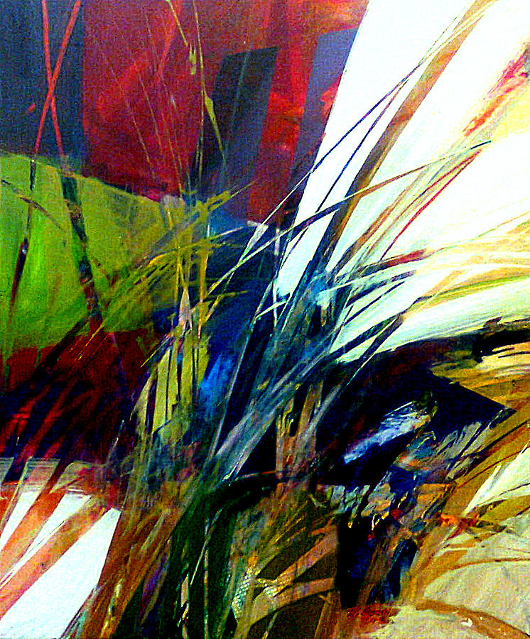 Fall Grass Painting by Ron Gordon - Fine Art America