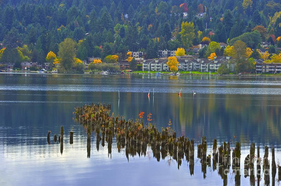 Fall Lake Reflection Photograph by Ken Andersen - Fine Art America