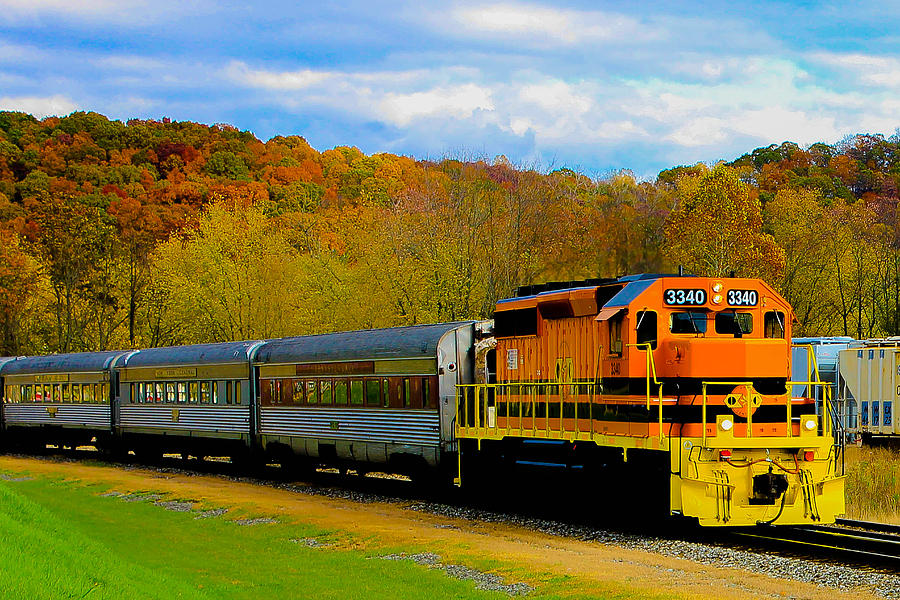 Fall train excursion Photograph by Tracey Patterson - Fine Art America