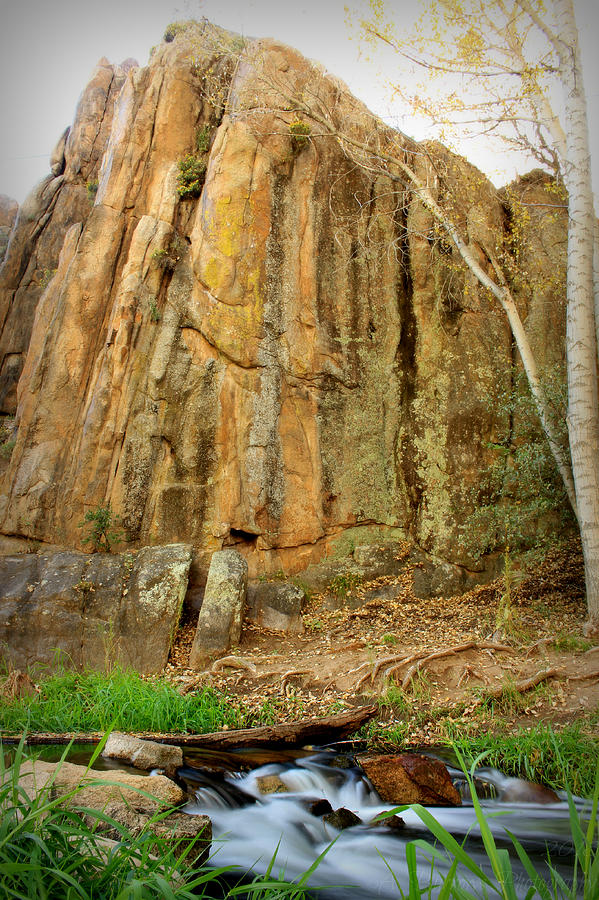 Falling Below the Cliff Photograph by Aaron Burrows - Fine Art America