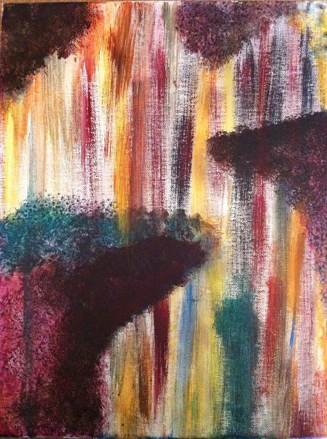 Falling cliffs Painting by Ashlee Wilson - Fine Art America