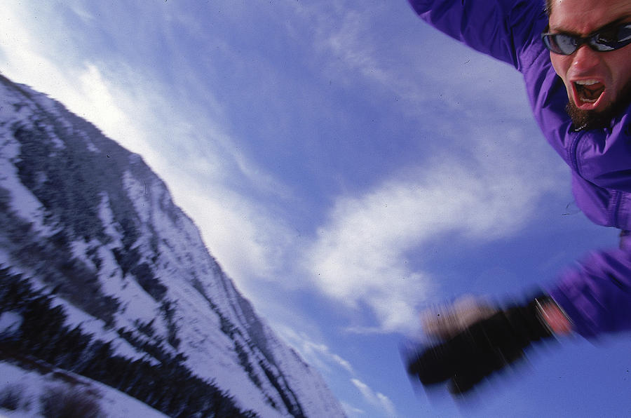 Falling Photograph by Mark F. Twight | Fine Art America