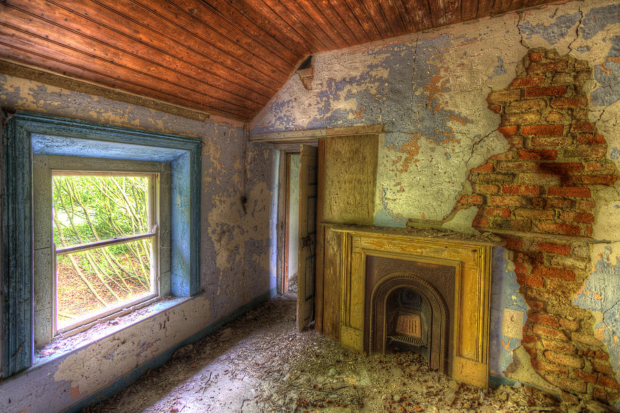 Falling Plaster Photograph by David Hollinger - Fine Art America