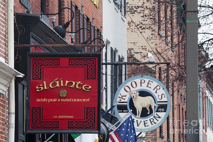 Fells Point Taverns Photograph by Robert Diffenderfer - Pixels