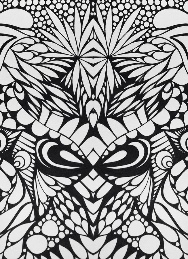 Ferocious owl Drawing by Bella Mkrtchian - Fine Art America
