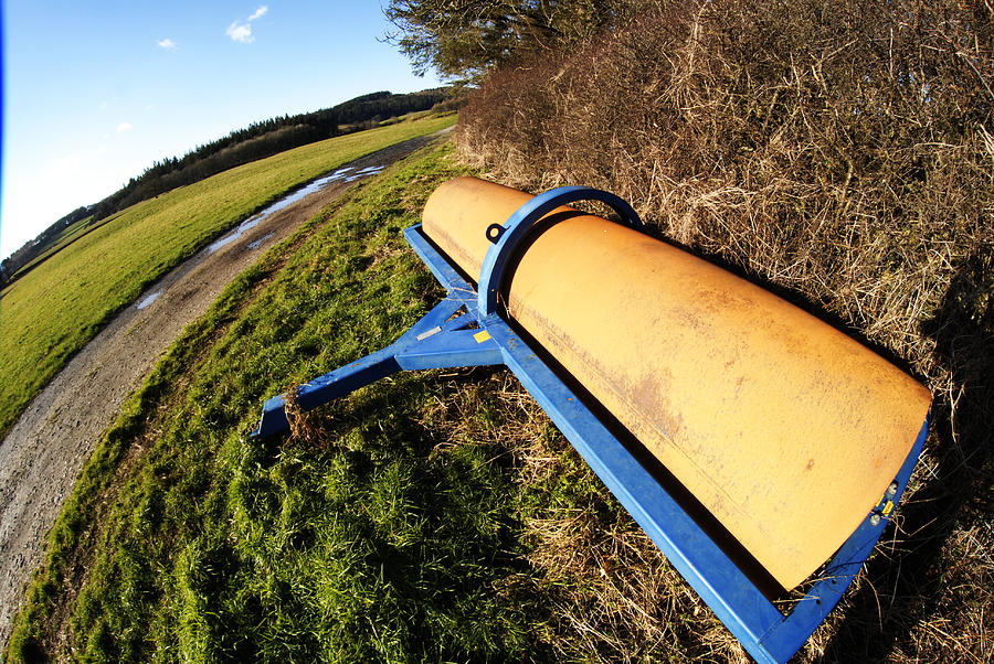 Field roller Photograph by Peter Jenkins - Fine Art America