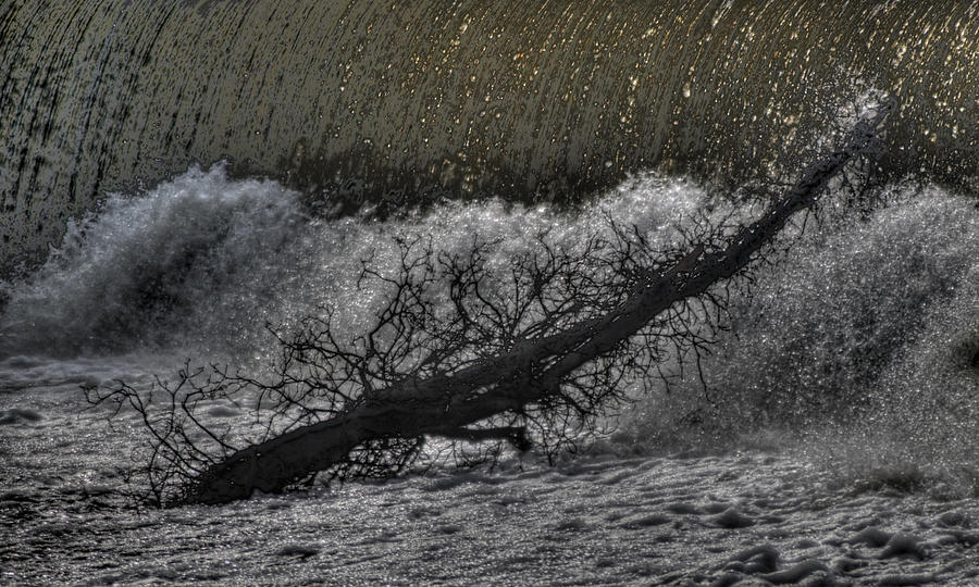 Fighting Back Waterfall Photograph by Clive Beake | Fine Art America