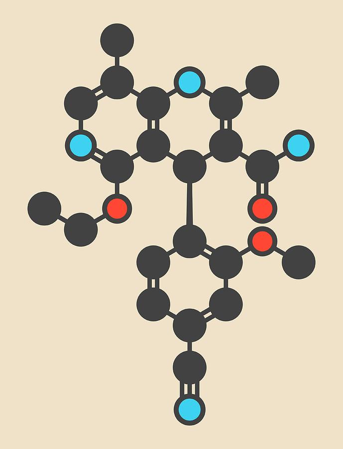 Finerenone Heart Failure Drug Molecule Photograph by Molekuul - Fine ...
