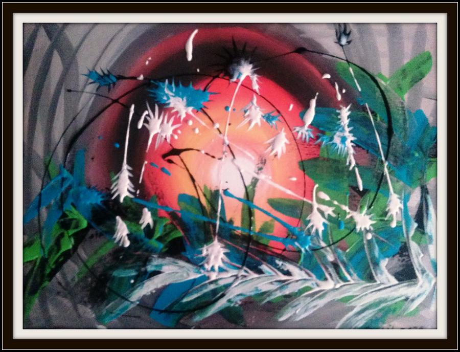 Fire Painting by Dean Miggins - Fine Art America