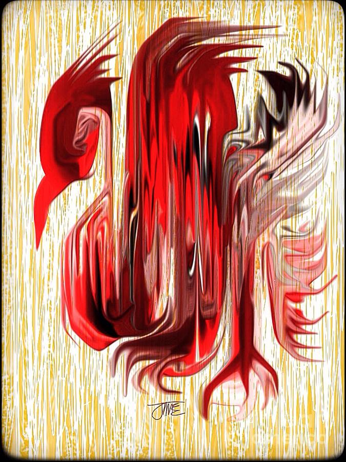 FireBird Digital Art by John Eide | Fine Art America
