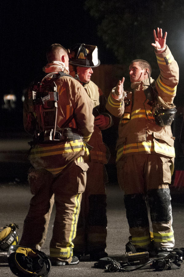 Firefighters at Work 7 Photograph by Jason Standiford - Pixels