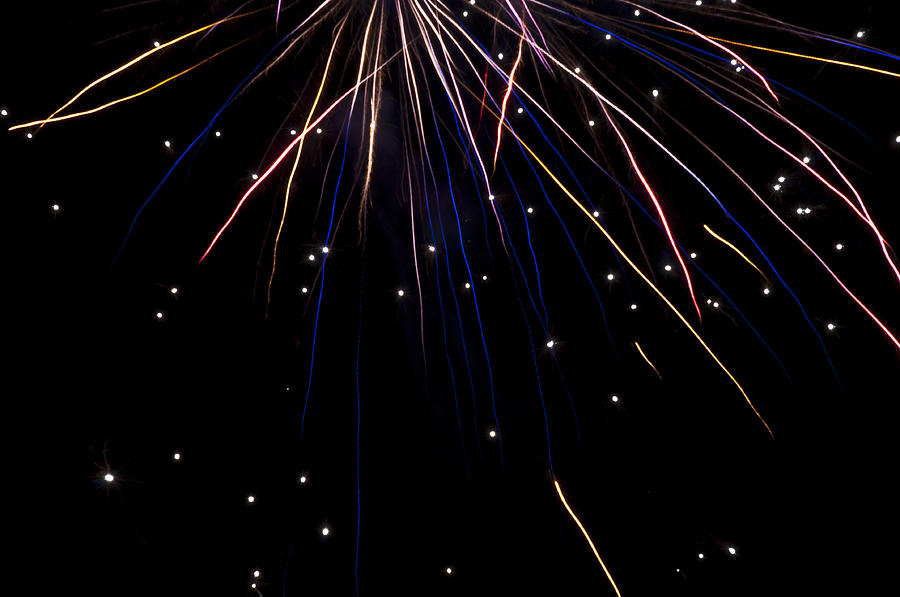 Firework rain Photograph by David Isaacson - Fine Art America