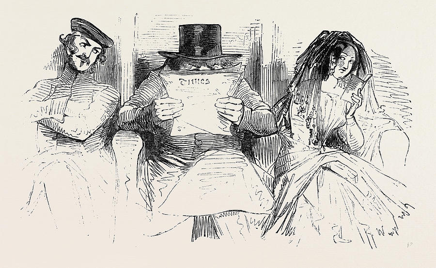 First Class Passengers Drawing by English School | Fine Art America