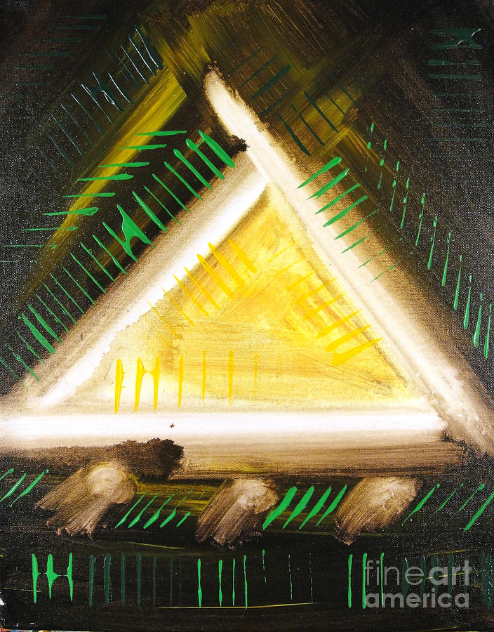 First Expression - Triangle Painting by Ronn Greer - Fine Art America