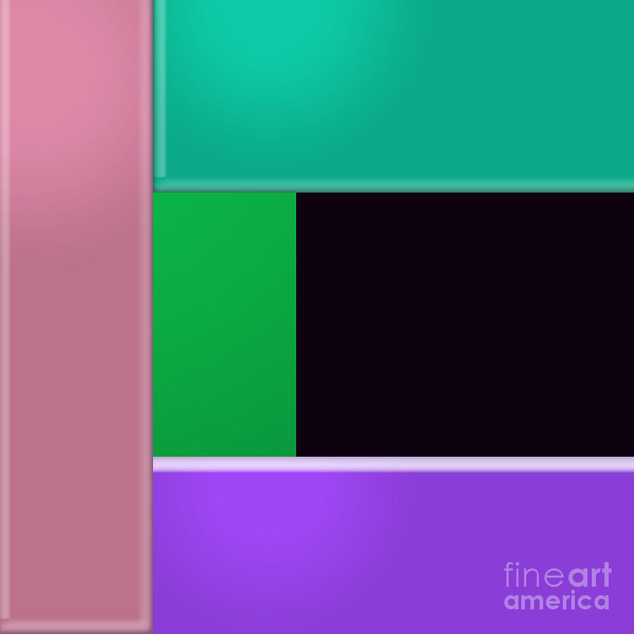 Five Colors Digital Art by Tina M Wenger - Fine Art America