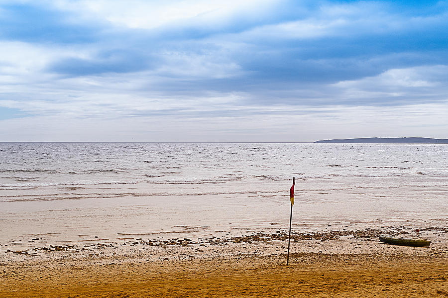 Flag The Beach Photograph by Kai Bergmann