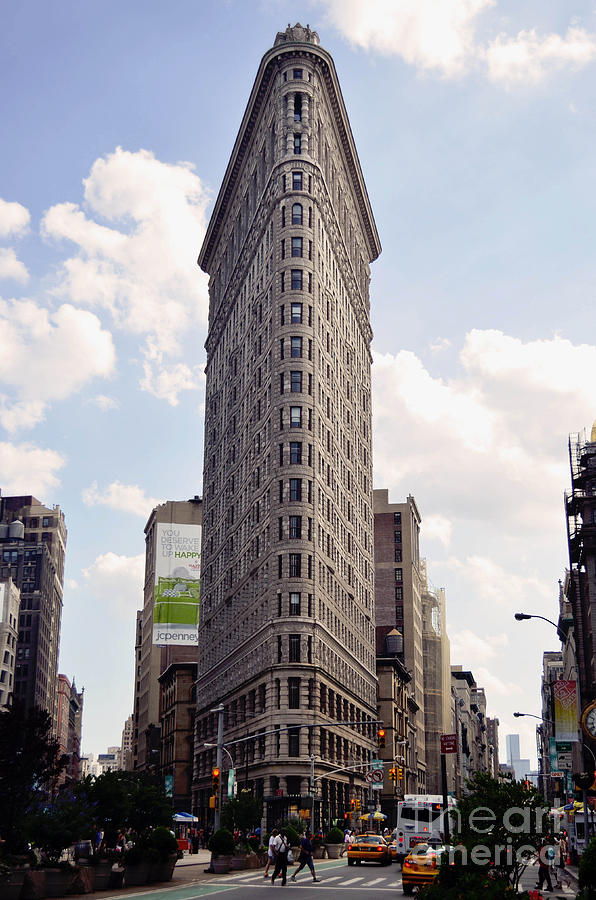 Flat Iron Building Pyrography by Alexis Cruz - Pixels