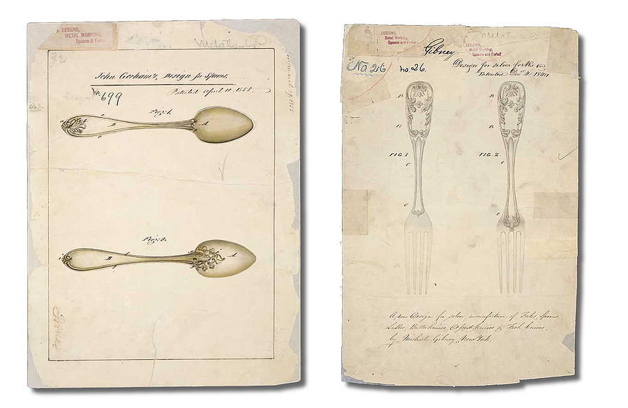 Flatware Patent Digital Art by Ron Hedges - Fine Art America