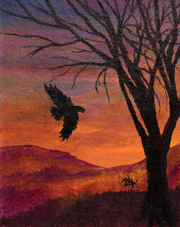 Flight Through Darkness Painting by Barbara Willms - Fine Art America