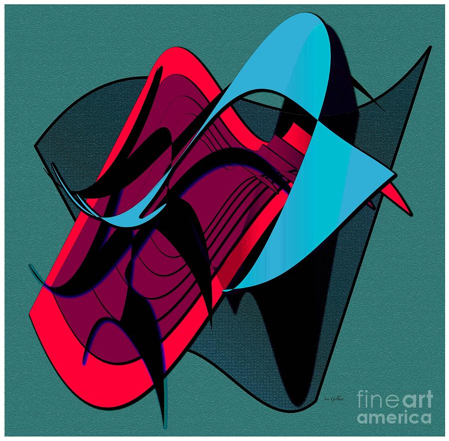 Floating Shapes Digital Art by Iris Gelbart - Fine Art America