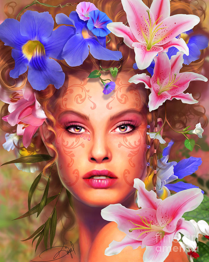 Flora Photograph by MGL Meiklejohn Graphics Licensing - Fine Art America